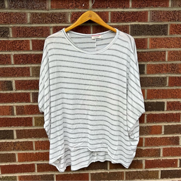 ANDREE BY UNIT | Tops | Andree By Unit Gray And Oatmeal Striped Dolman ...